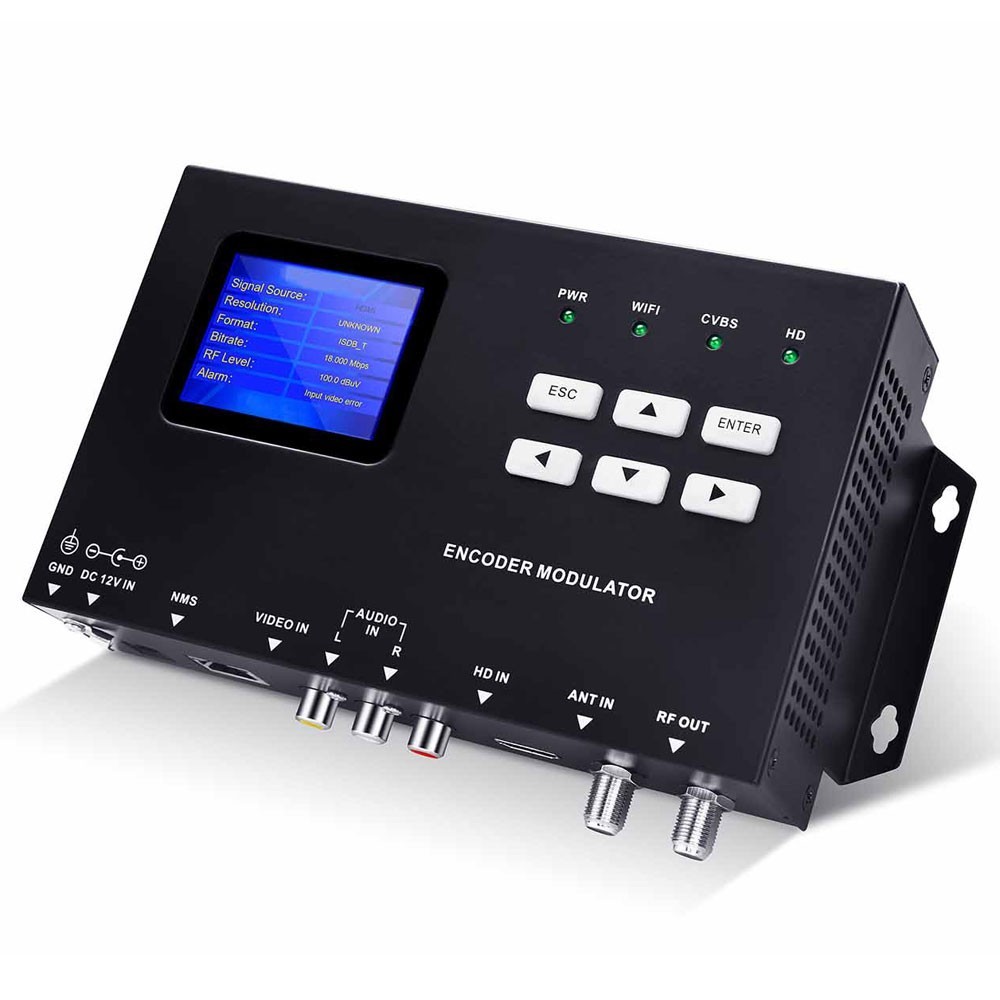 Codificador Modulador Isdb T Digital Hdmi Cvbs En Dvb T Convertidor De